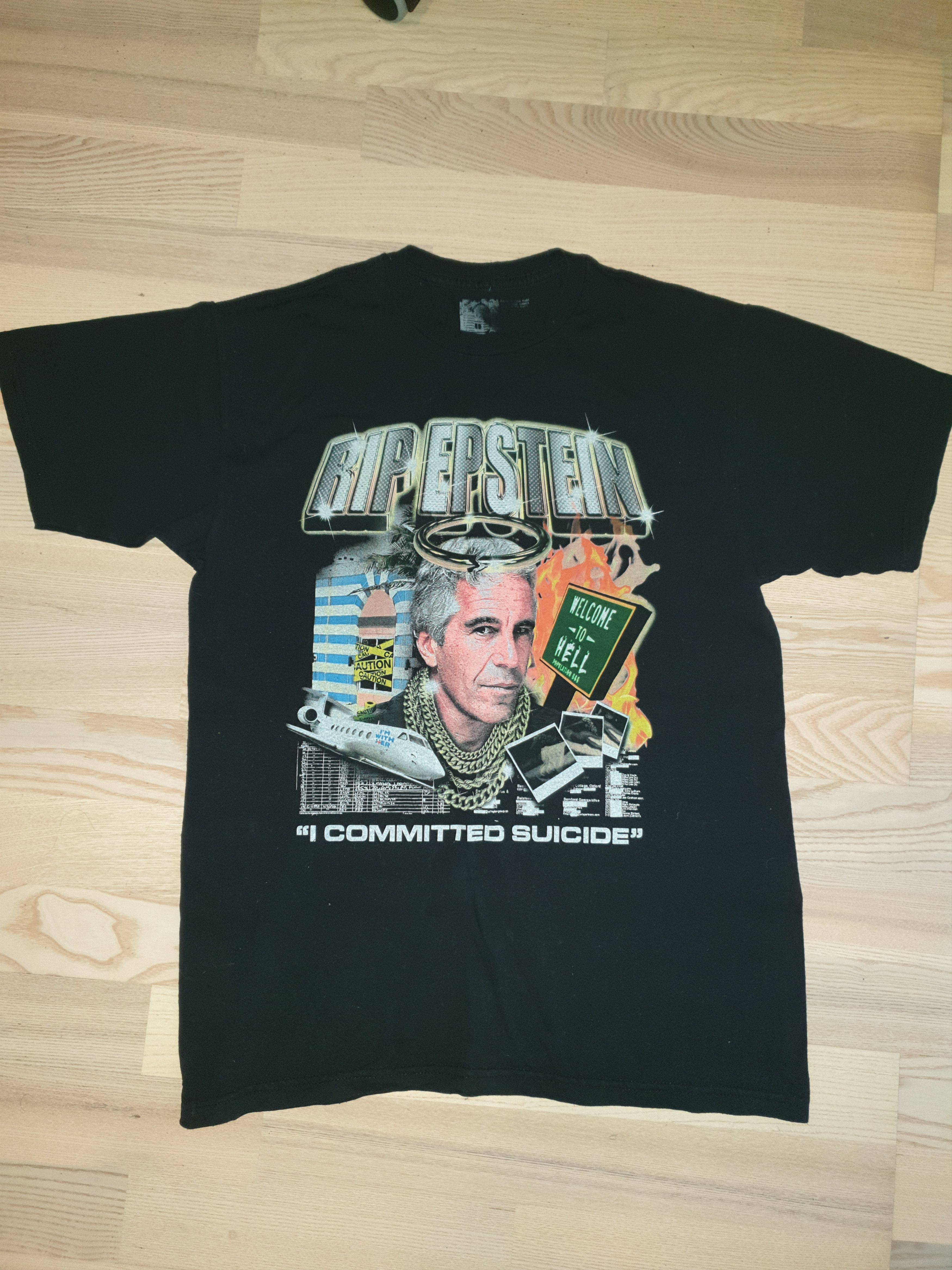 Rare MDE ''RIP EPSTEIN'' t-shirt SAM HYDE limited edition | Grailed