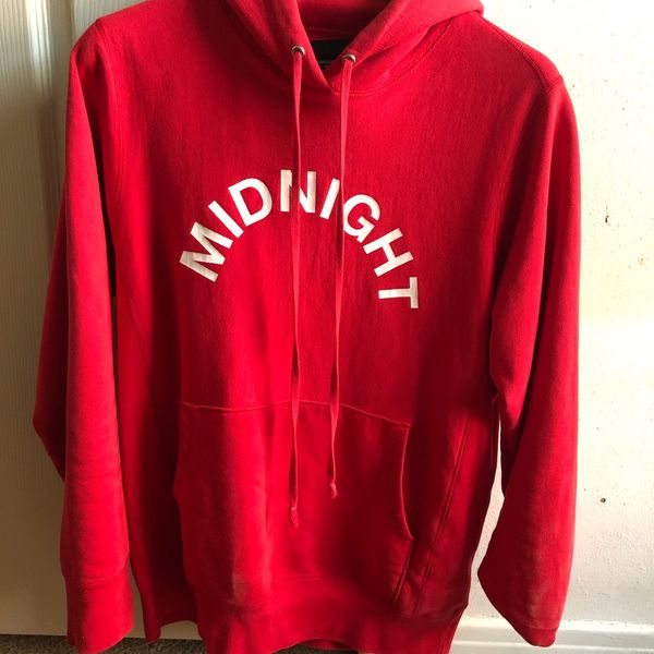 Midnight Studios MIDNIGHT STUDIOS -RED LOGO HOODIE/TEENAGE CHAOS- | Grailed