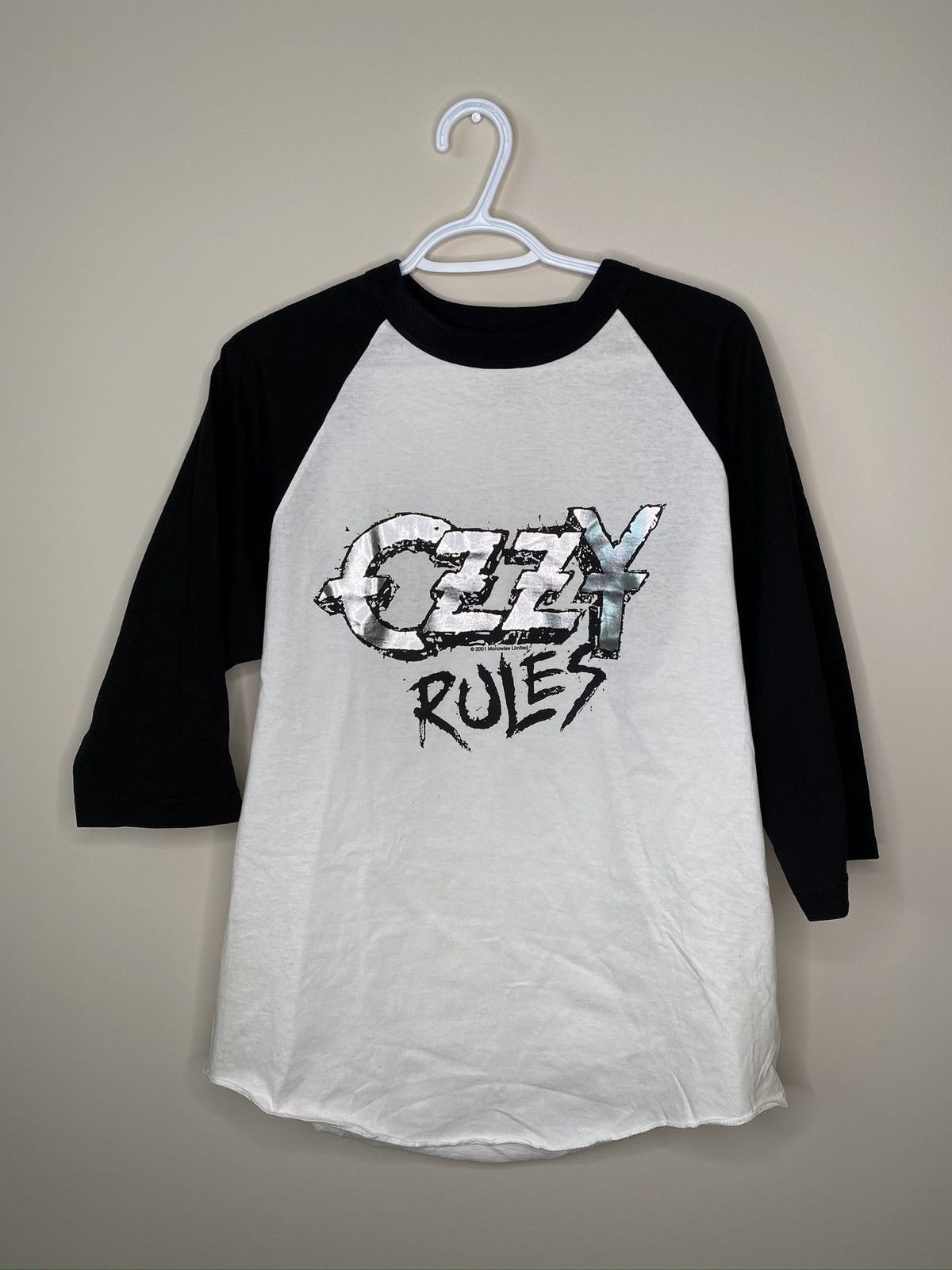 Band Tees × Ozzy Osbourne × Vintage Vintage 2001 Ozzy Rules Raglan ...
