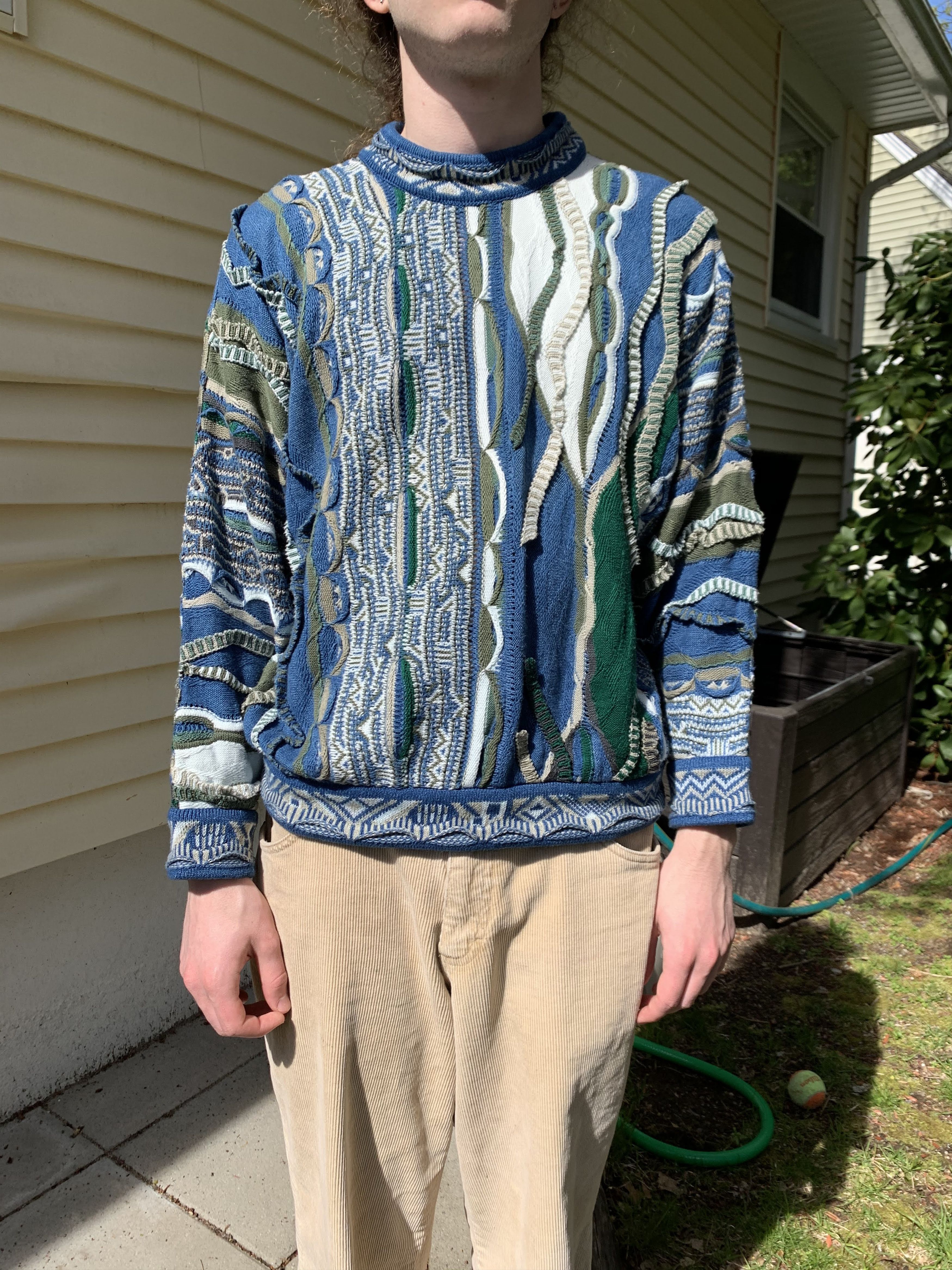 Coogi Vintage Coogi Blue's Sweater | Grailed