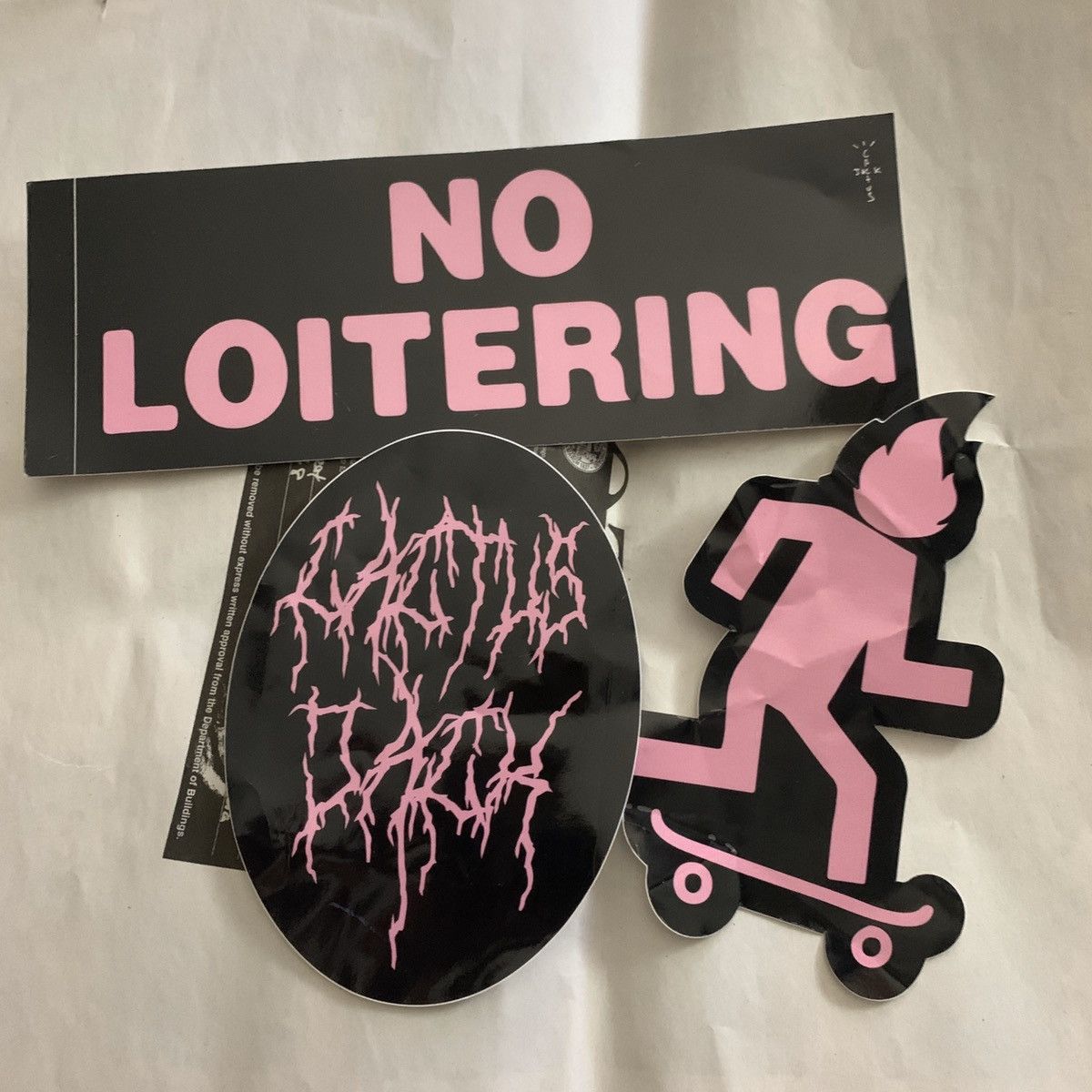 Travis Scott Travis Scott Cactus Jack Sticker Pack (Set Of 3) | Grailed