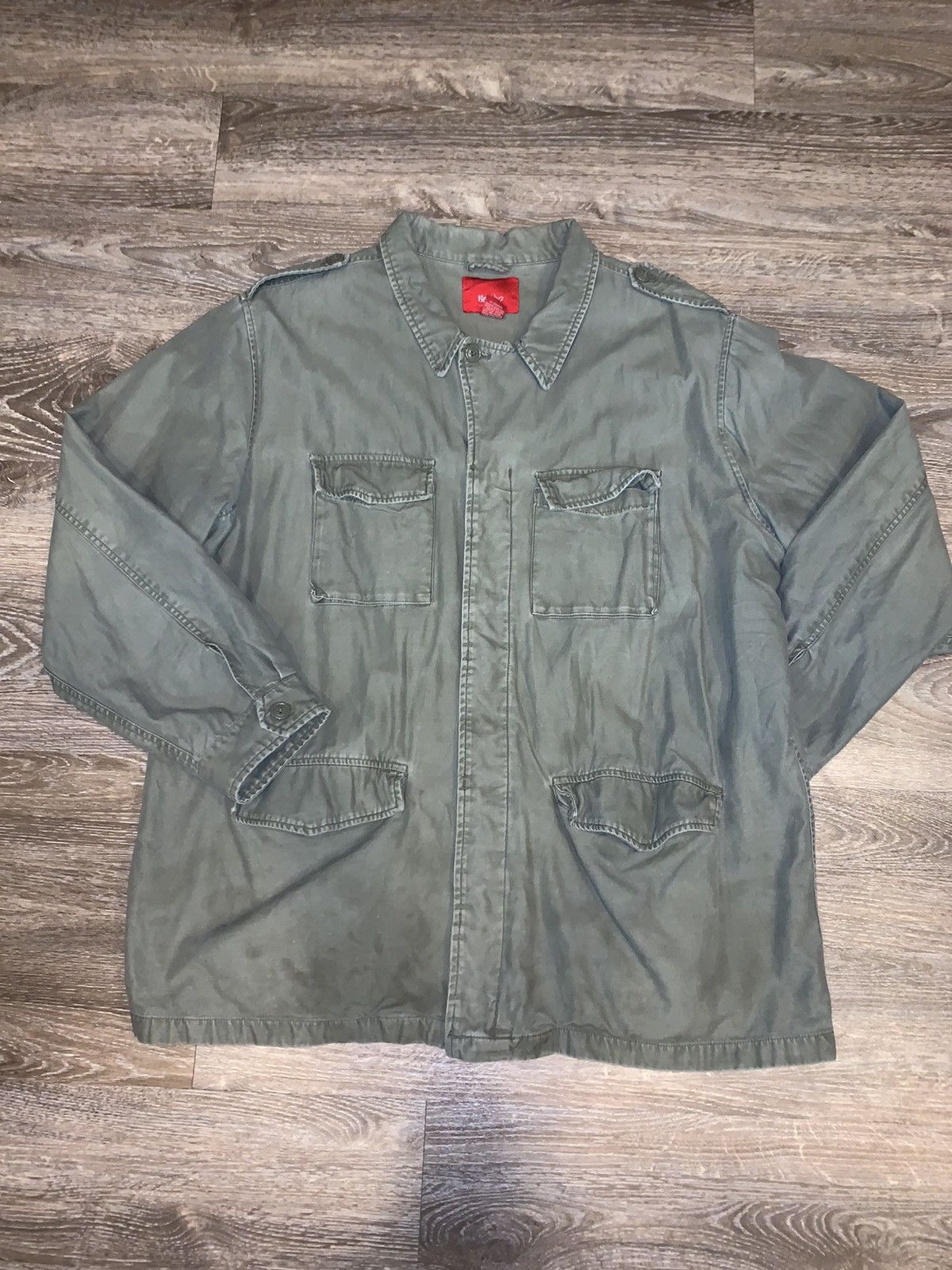 Military × Mossimo × Vintage Oversized Military Style Field Jacket ...