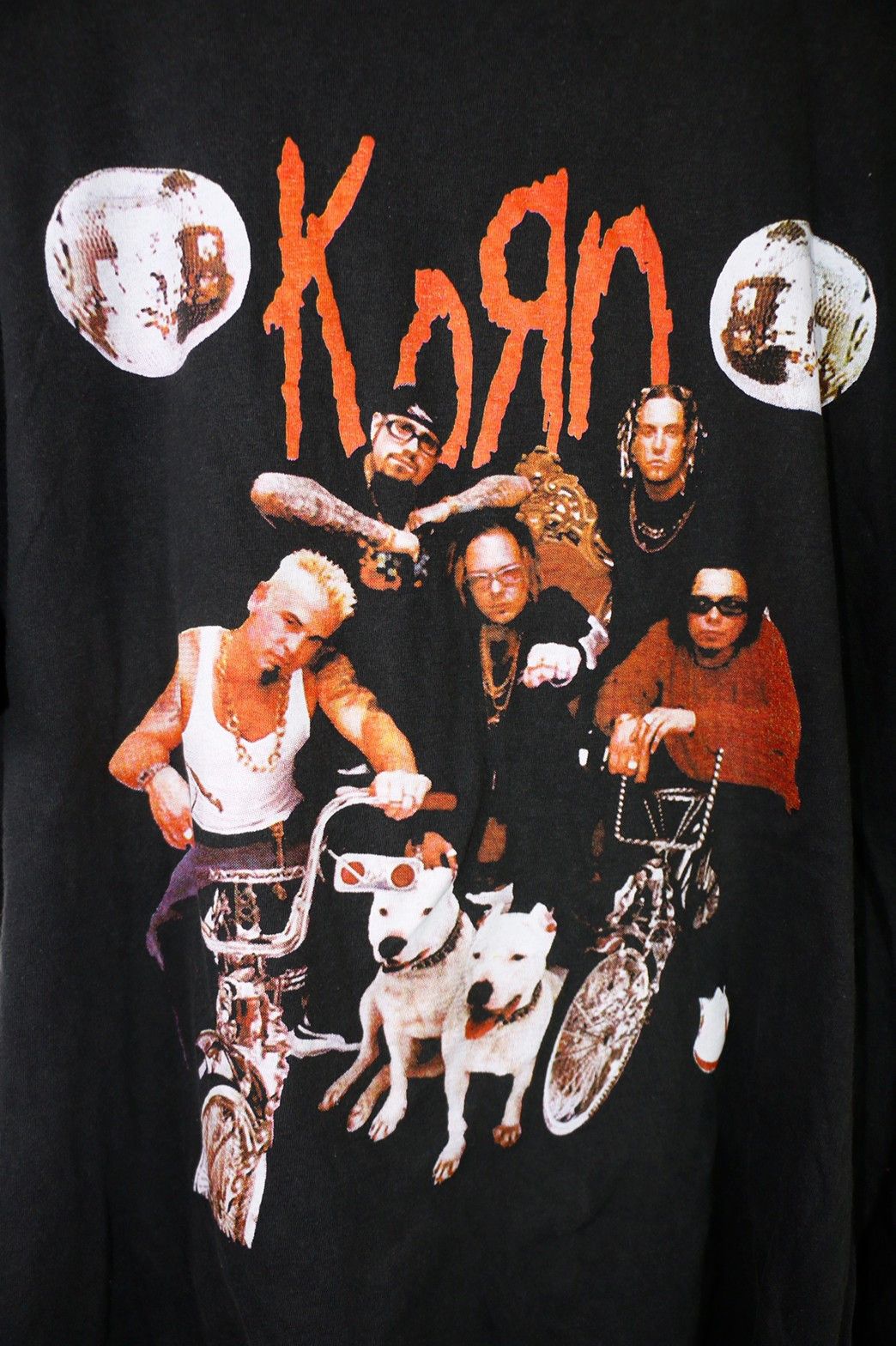 Band Tees × Travis Scott × Vintage Vintage 90s Korn Band Bootleg Tour ...