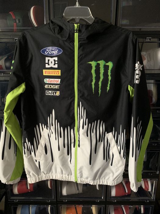 Dc DC Shoes Monster Energy Ken Block Subaru Hooded Windbreaker | Grailed