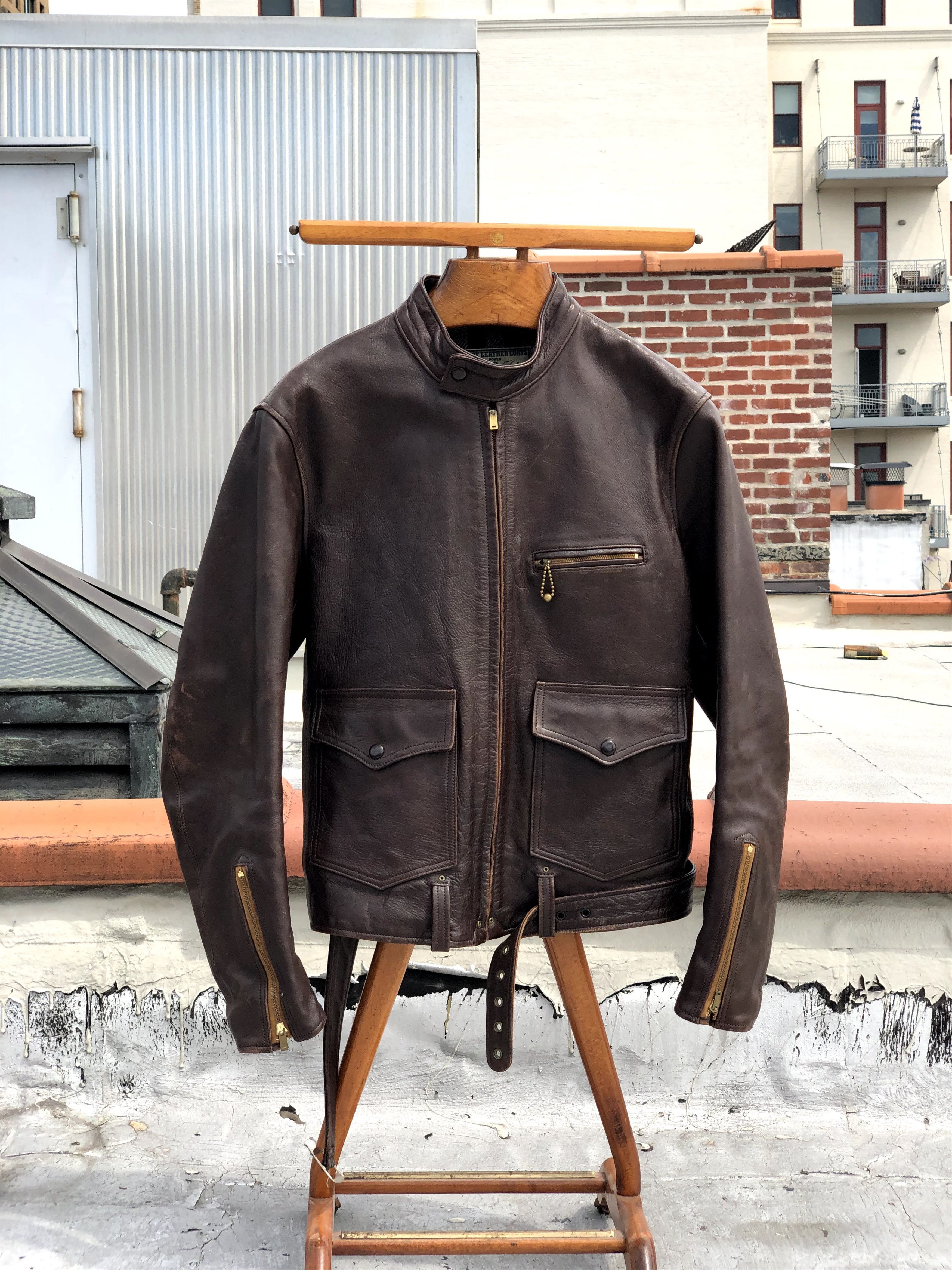 The Real McCoy's Real McCoys / Joe McCoy Horsehide Leather Jacket Size ...