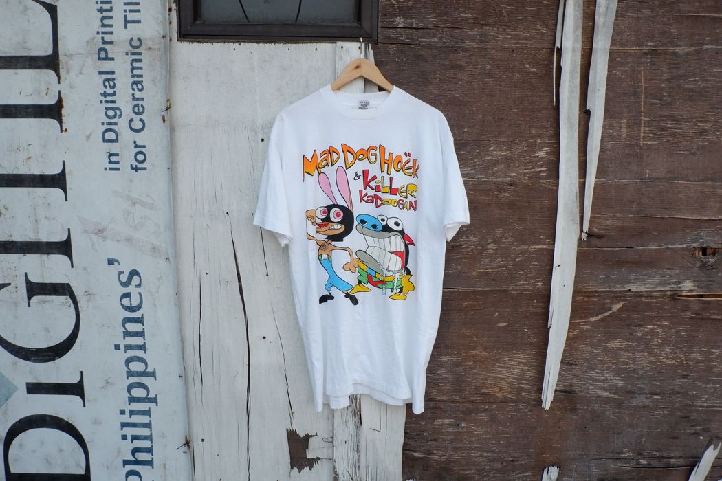 Vintage 1993 Ren and Stimpy Mad Dog Hoek Nickelodeon MTV | Grailed