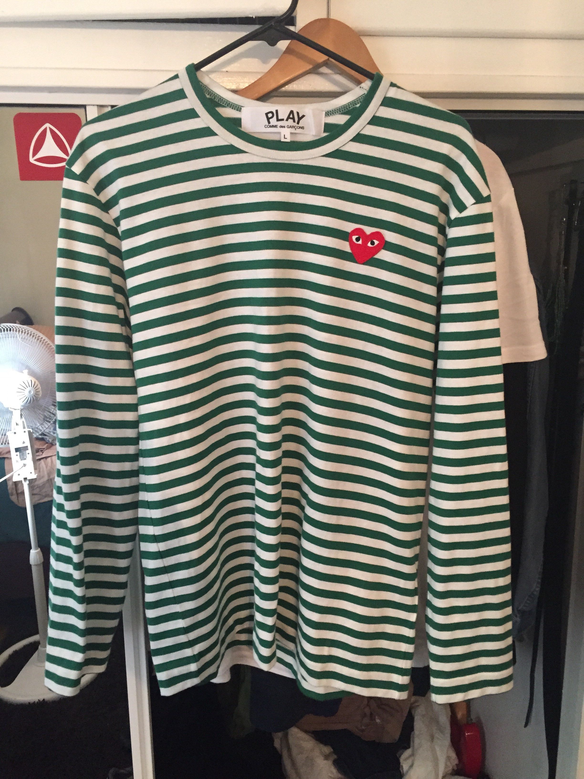 Comme des Garcons CDG long sleeve striped T | Grailed
