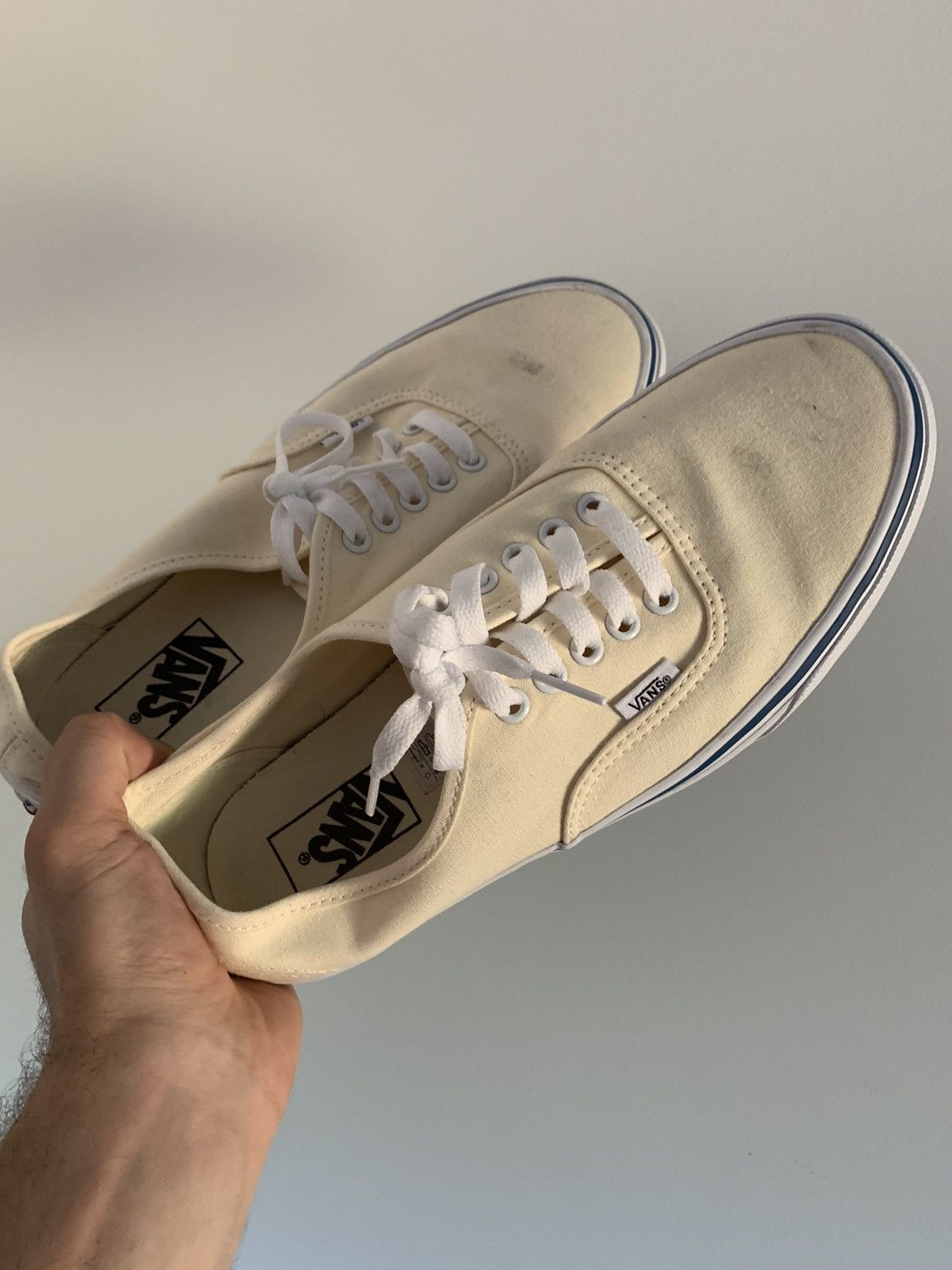 Vans Cream Vans | Grailed
