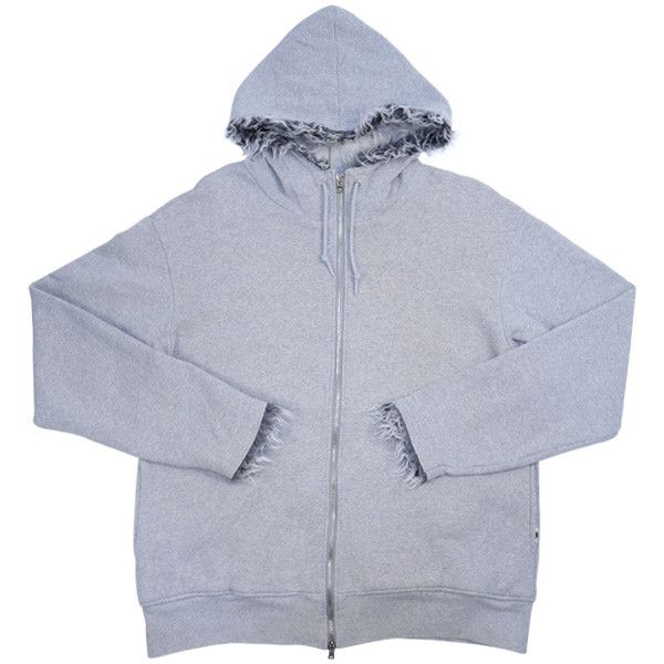 Bape Jacket Gray Fur hood zip up | Grailed