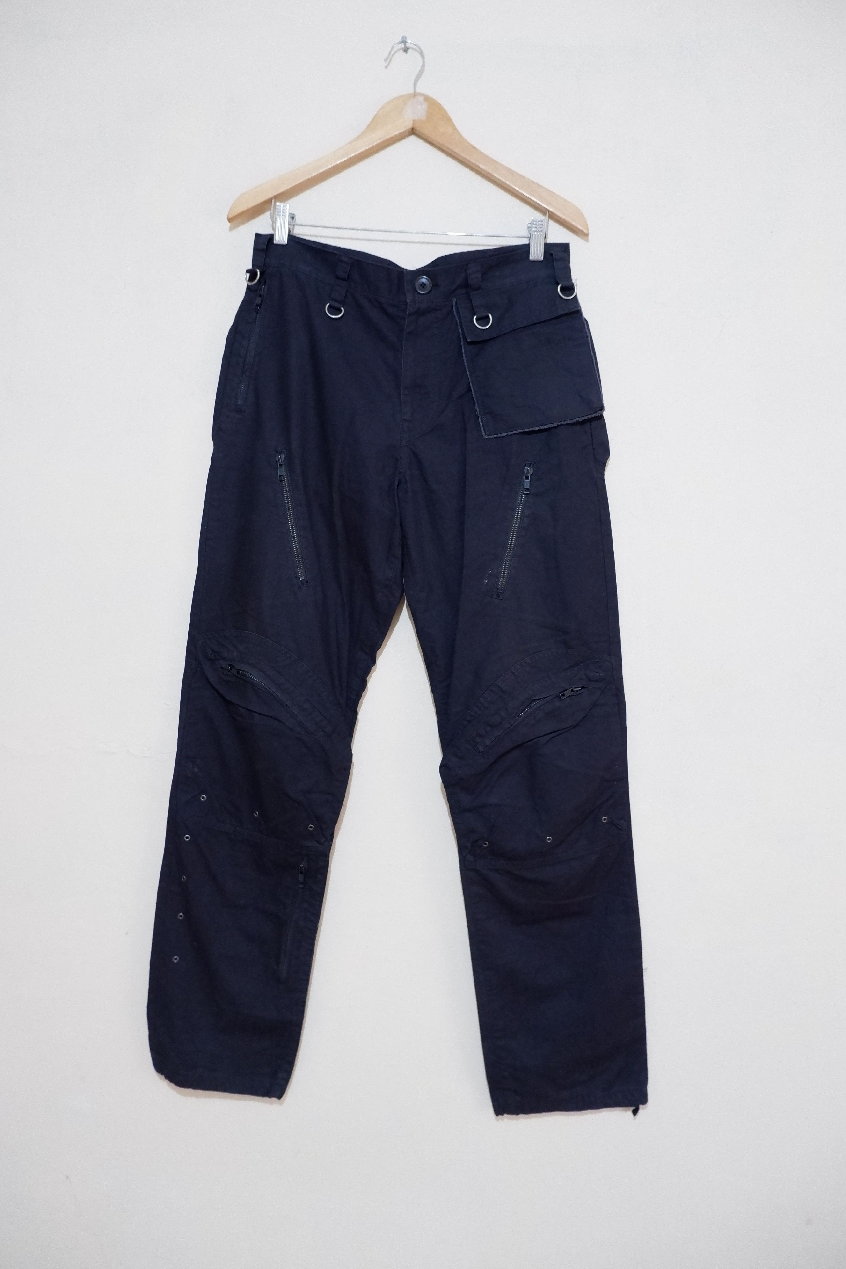 Undercover SS03 Black Cargo Pocket Scab Pants | Grailed