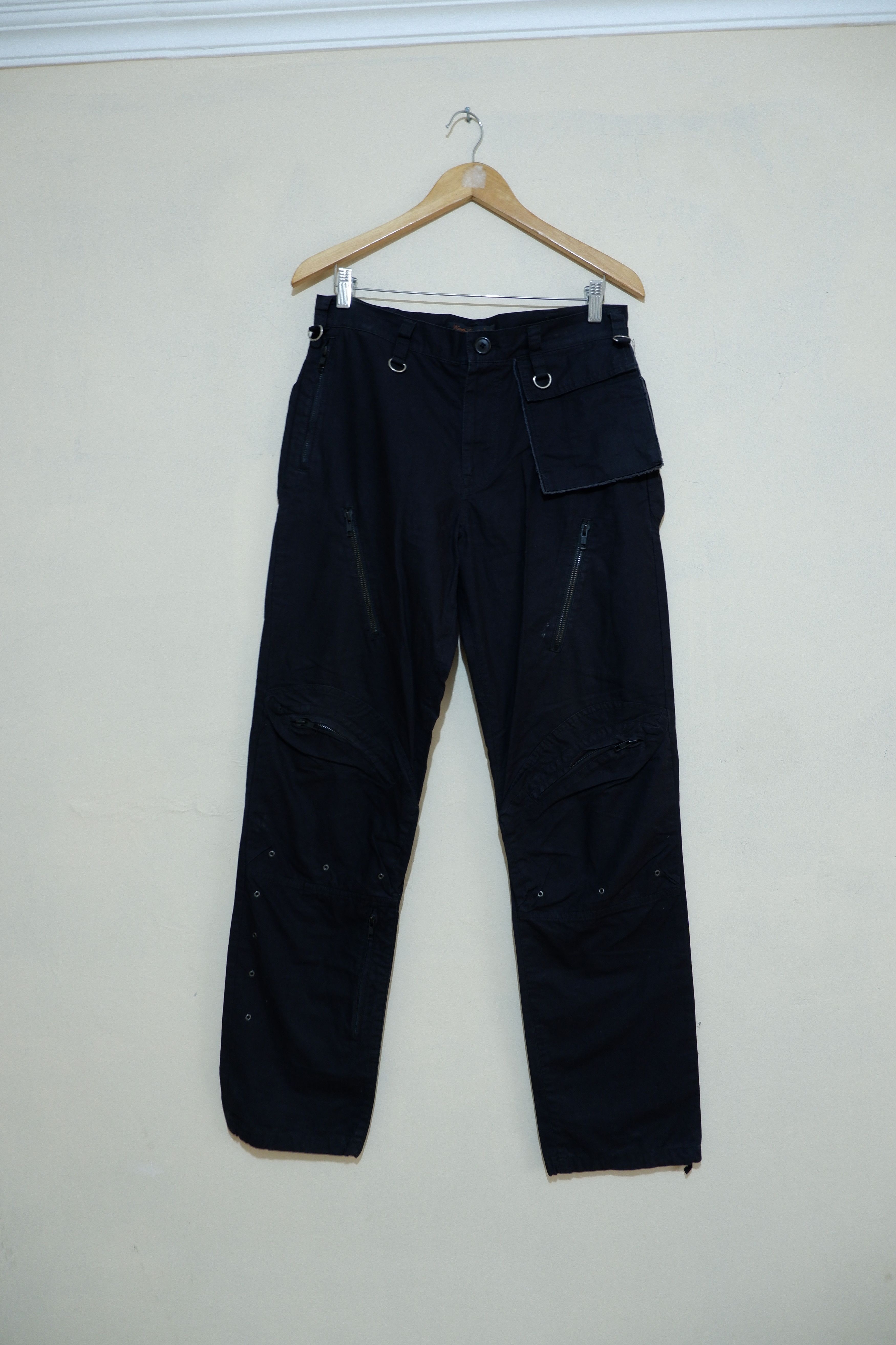 Undercover SS03 Black Cargo Pocket Scab Pants | Grailed