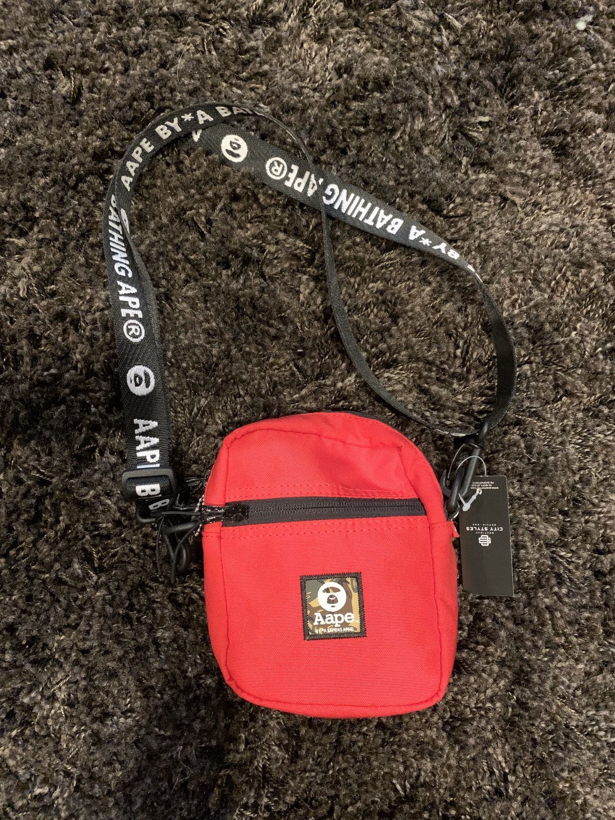 Bape BAPE Shoulder Bag Red | Grailed