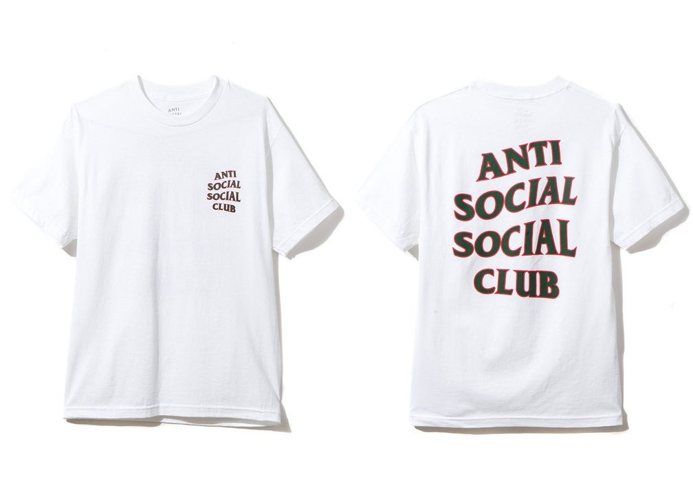 Anti Social Social Club DS ASSC Red Black Logo Rodeo Dr. White Tee ...