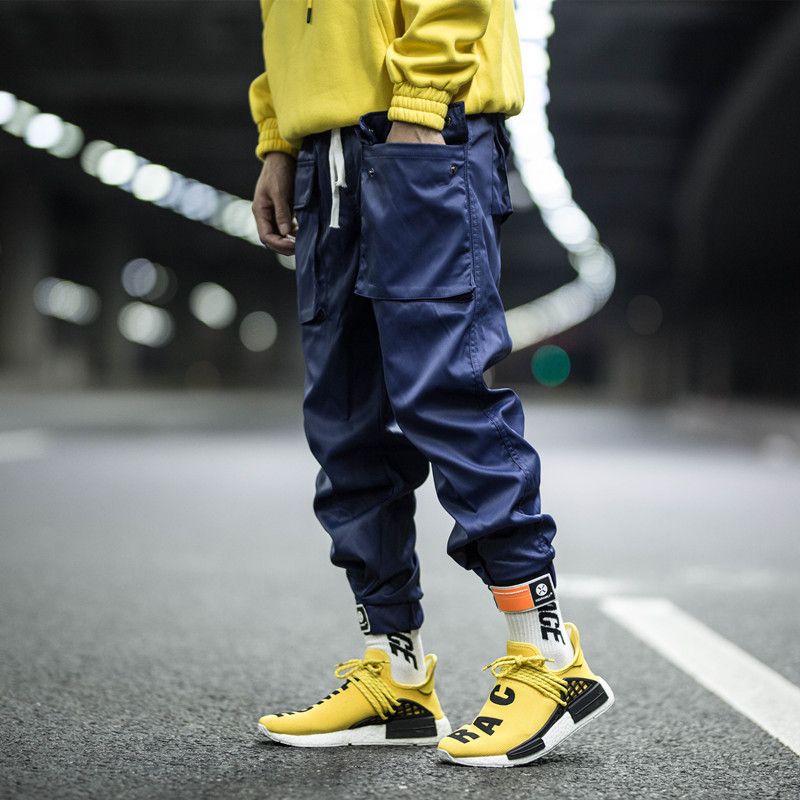 Streetwear × Vintage Blue cargo pants techwear | Grailed