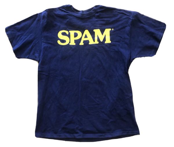 Vintage Vintage 90s Spam Tee T Shirt Large Single Stitch Made In USA ...