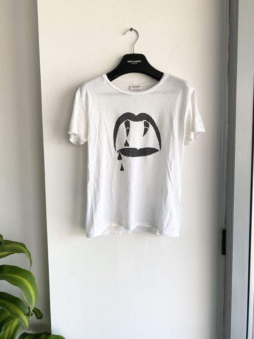 Saint Laurent Paris SLP FW15 Hedi Slimane Vampire Blood Luster T shirt ...