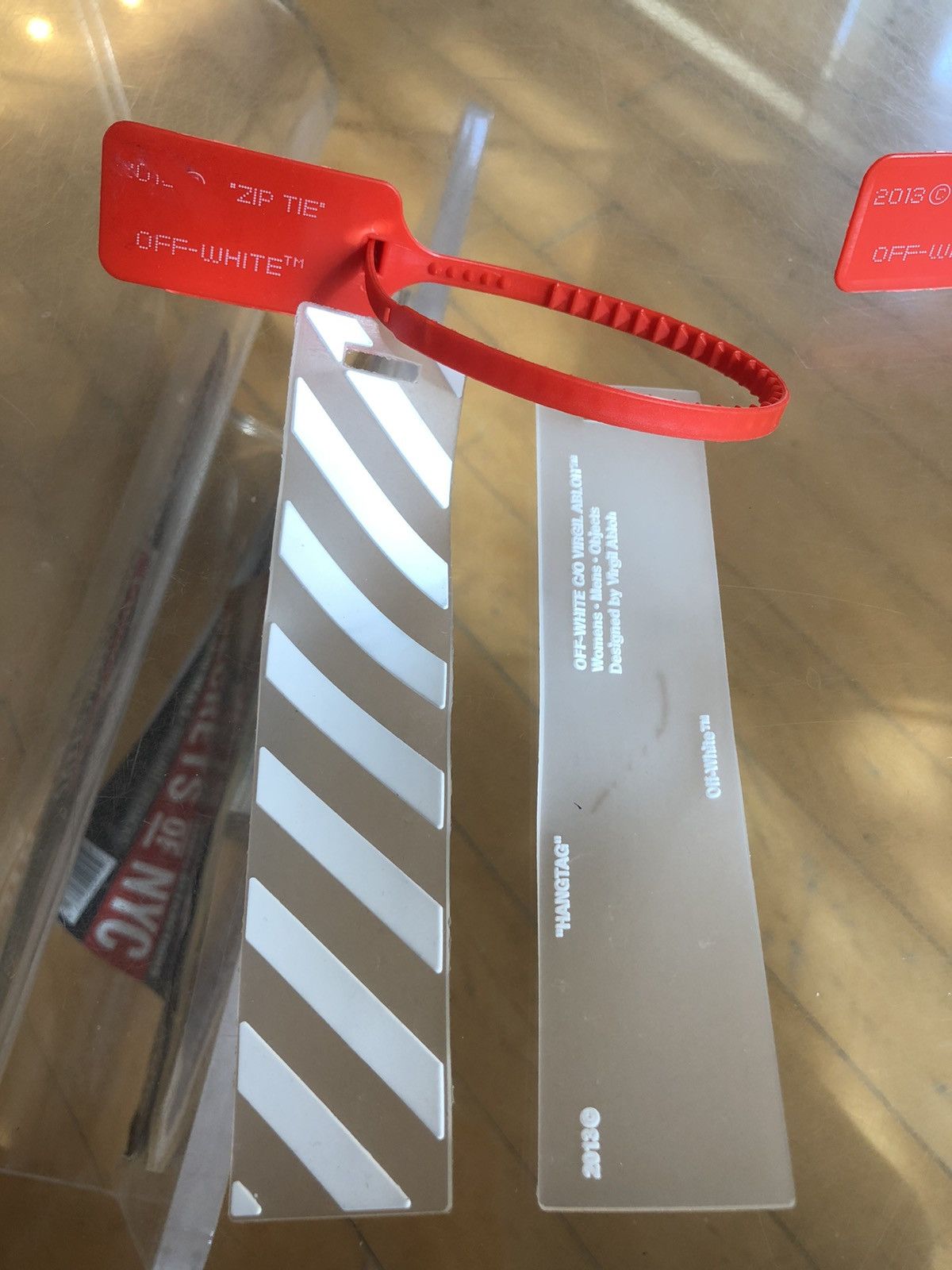 Off-White Off White Zip Tie, tag and bag | Grailed