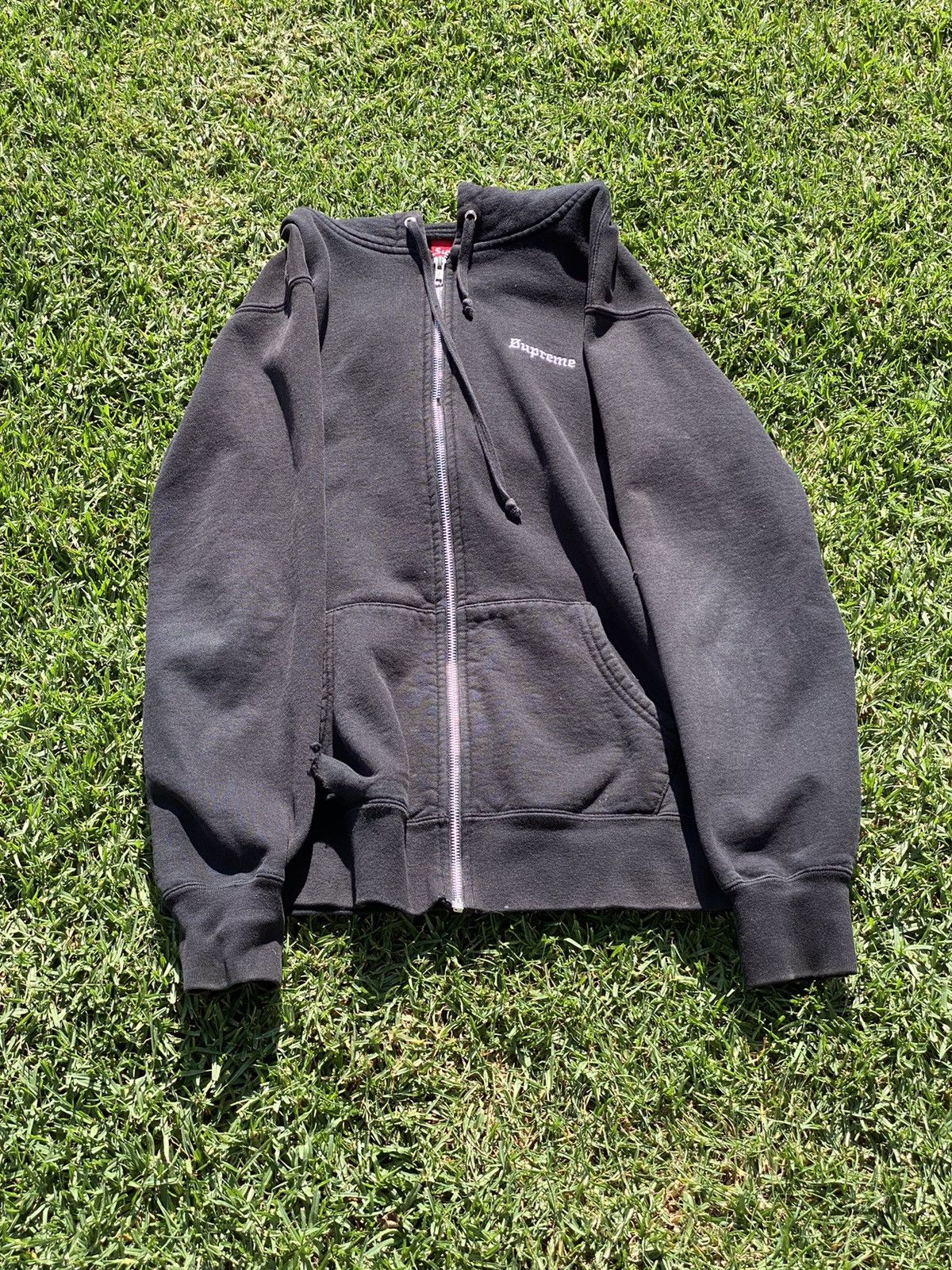 Supreme 666 Zip Up Hoodie | Grailed
