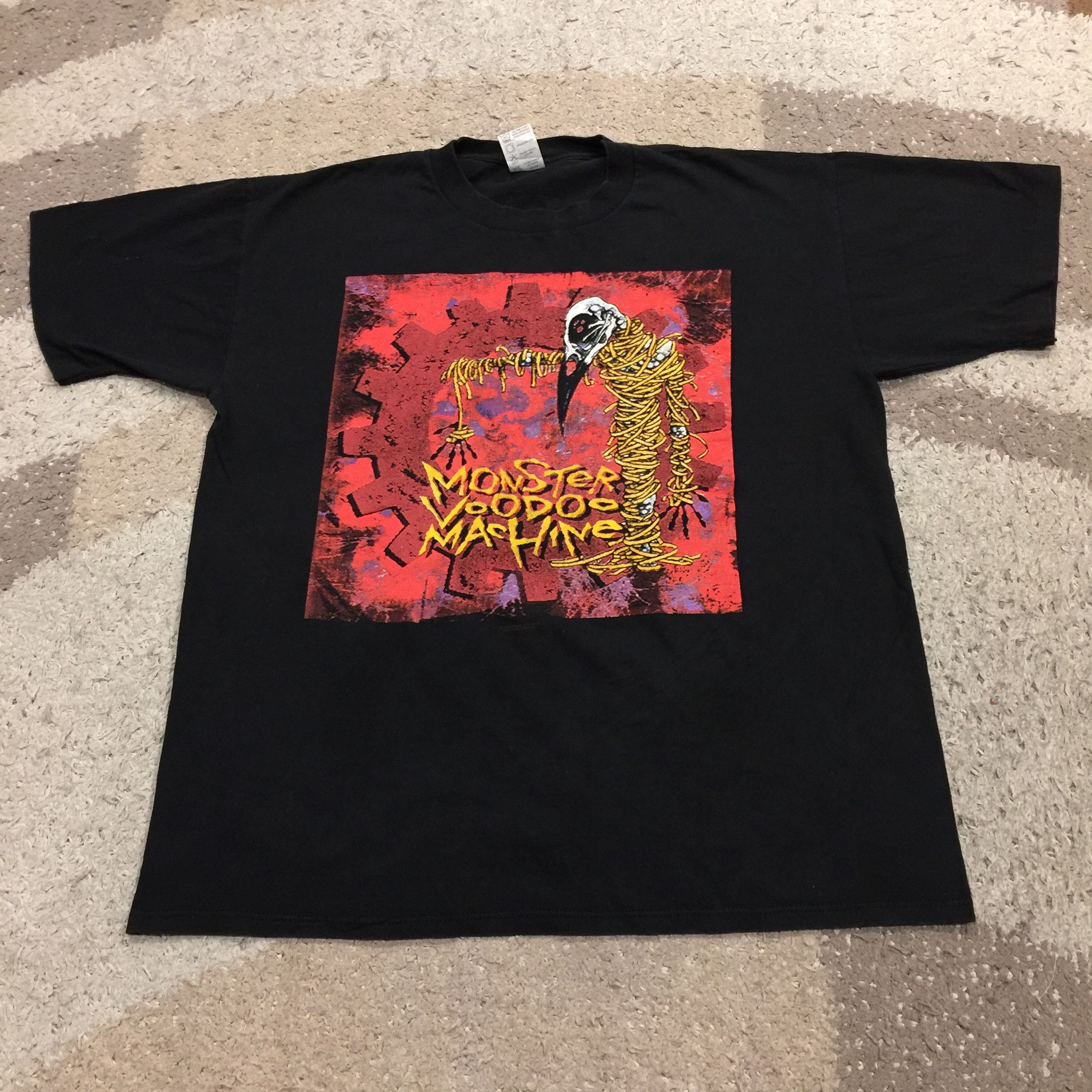 Band Tees × Vintage Vintage 90's Monster Voodoo Machine Tour 1995 T ...