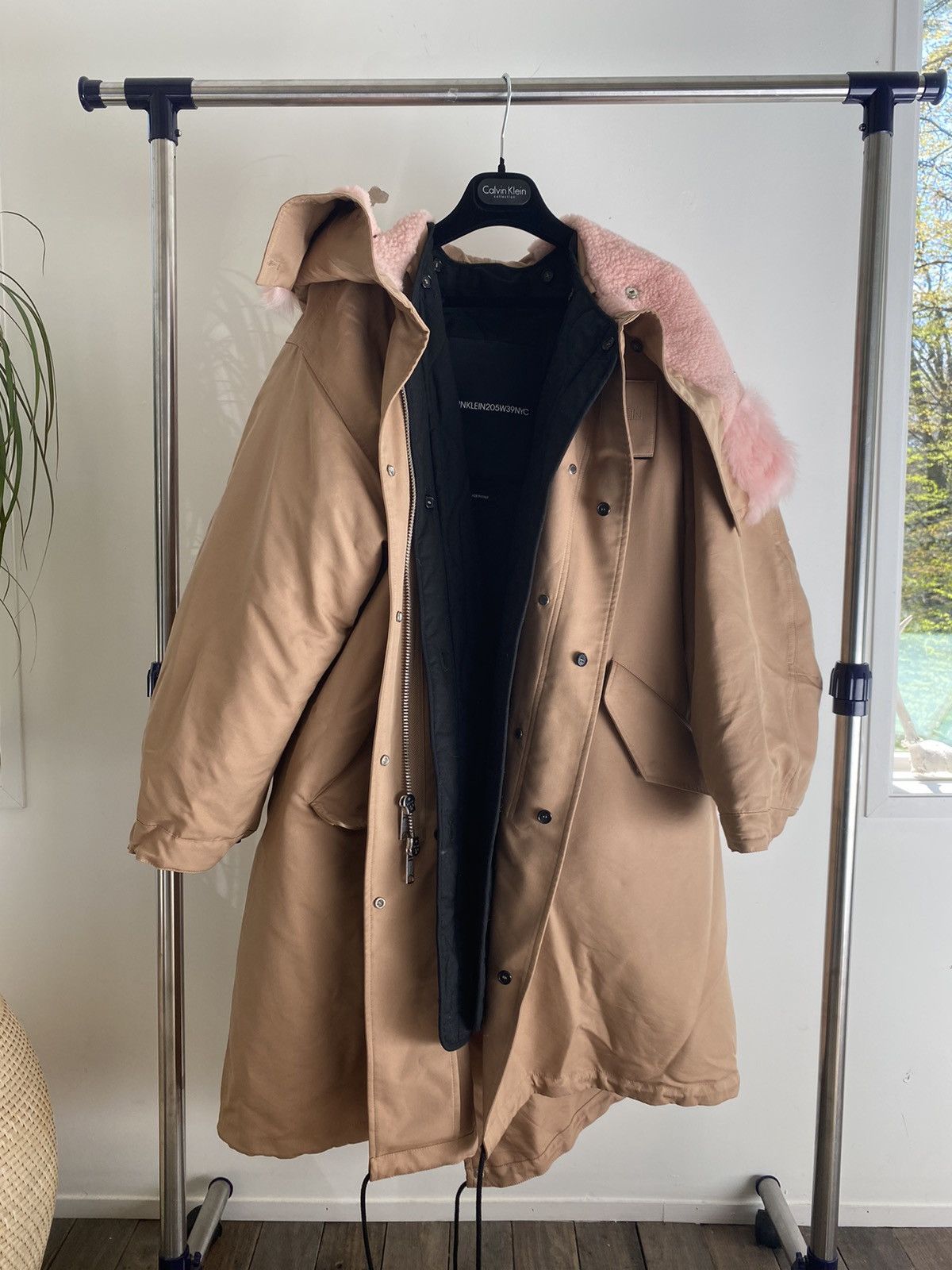 Calvin Klein × Calvin Klein 205W39NYC × Raf Simons RARE Raf Simons Pink ...