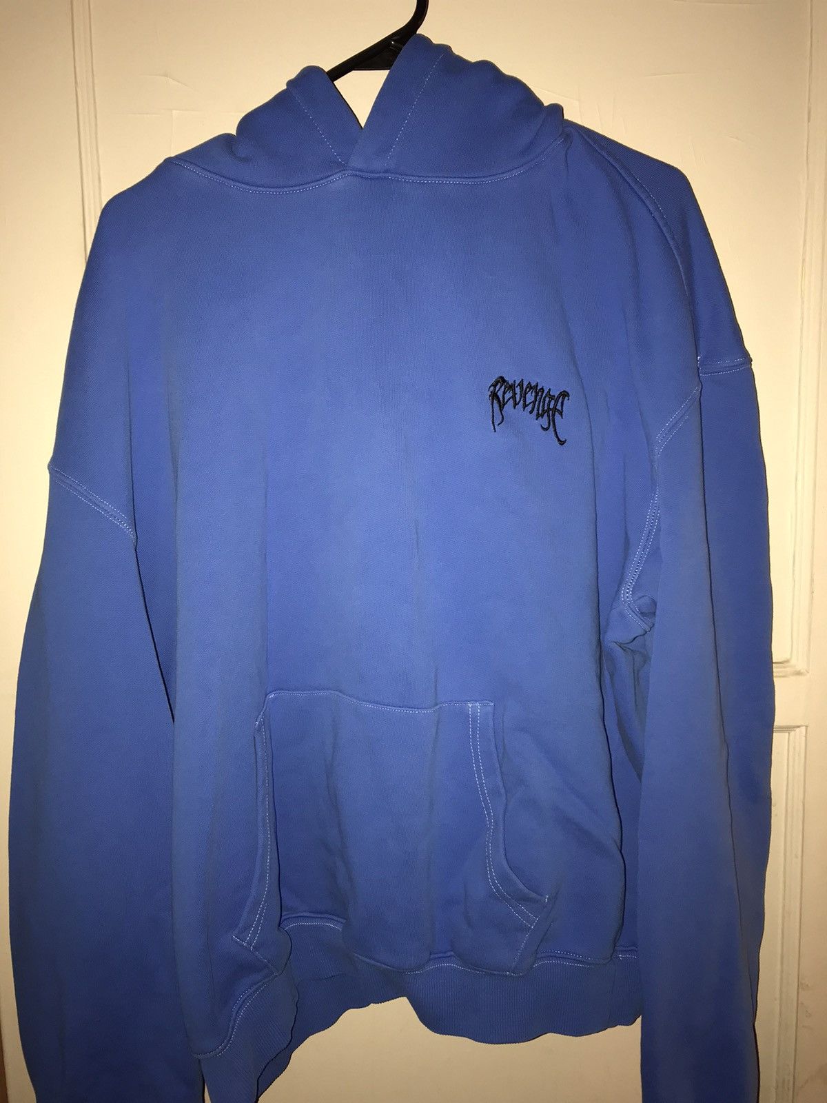 Revenge Revenge Blue Basic Hoodie | Grailed