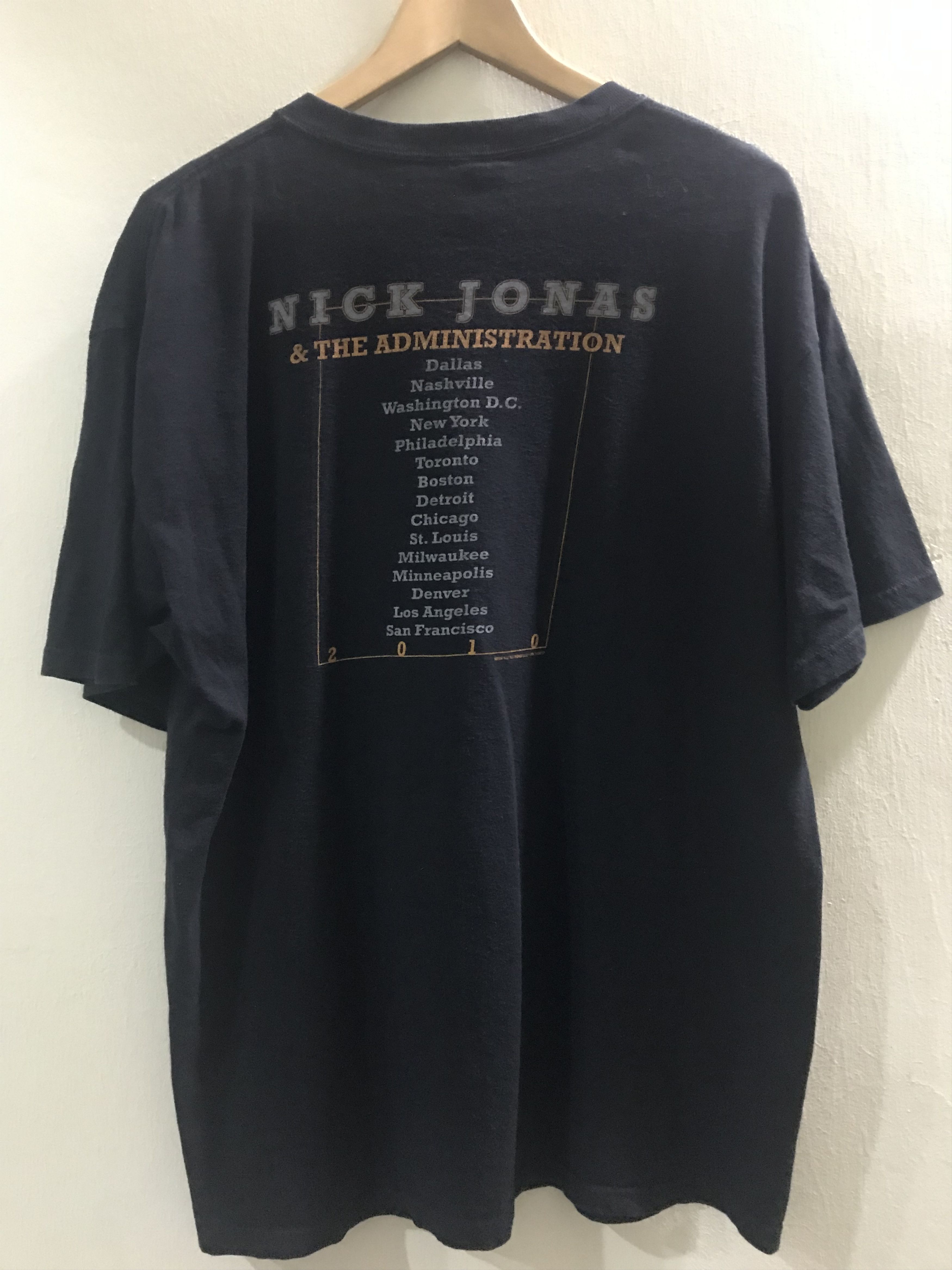 Tour Tee NICK JONAS AND THE ADMINISTRATION TOUR TSHIRT | Grailed
