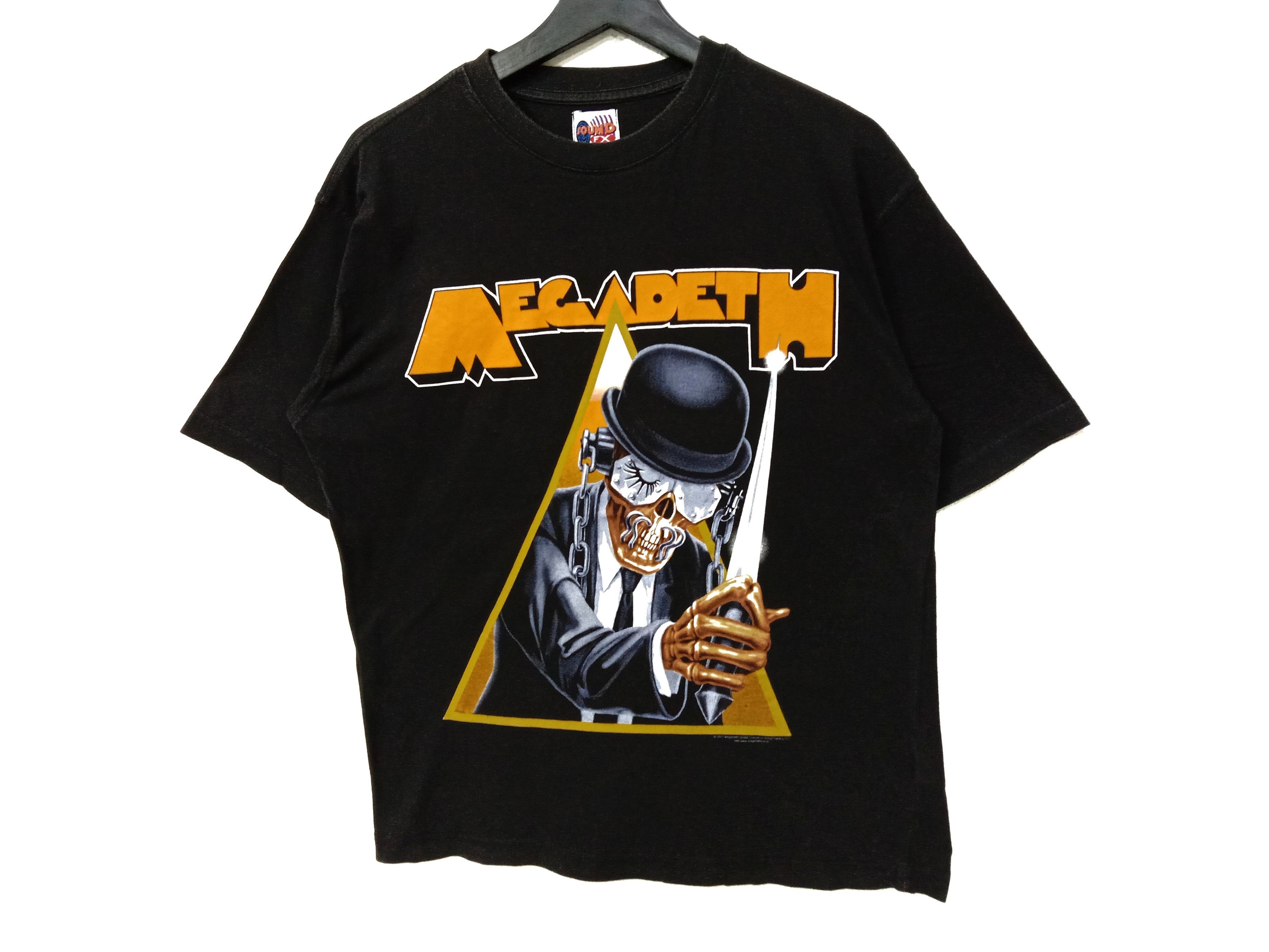 Cult × Megadeth × Movie Vintage MEGADETH Heavy Metal clockwork orange ...