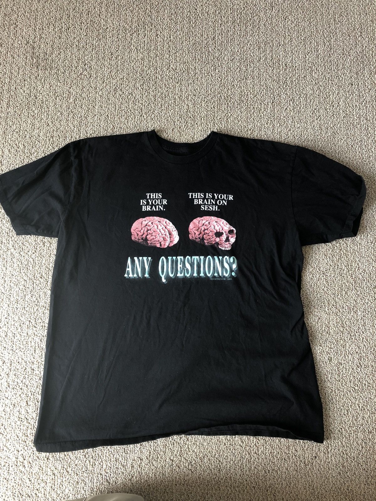 TeamSESH Teamsesh x this is your brain on sesh tee | Grailed