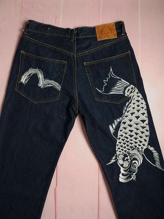 Evisu Evisu Koi Fish jeans | Grailed