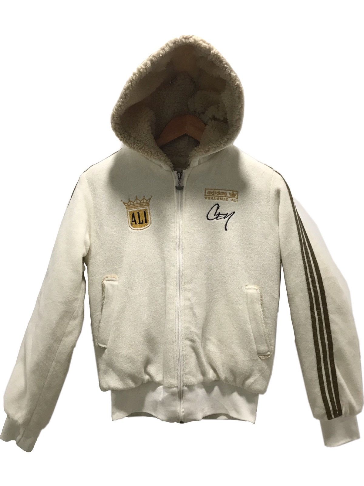 Adidas × Muhammad Ali Adidas X Muhammad Ali Hoodie Sherpa Lining Fleece ...