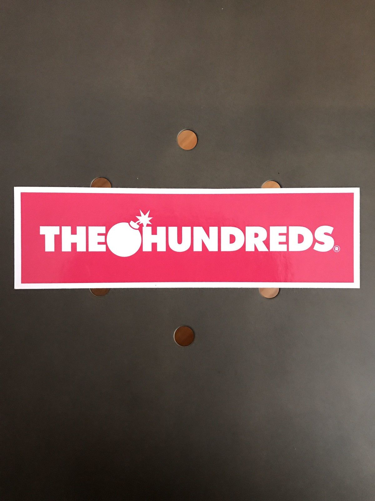 The Hundreds THE HUNDREDS bar logo pink | Grailed
