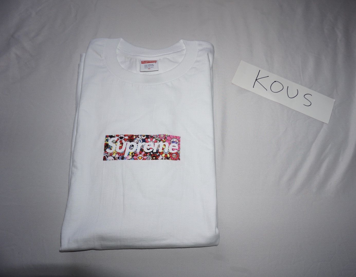 Supreme Supreme Murakami COVID Box Logo Tee White Medium | Grailed