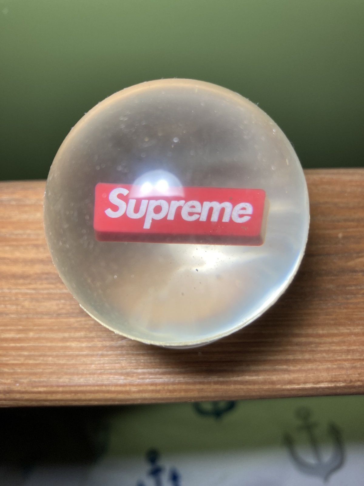 Supreme Clear Supreme bouncy ball | Grailed
