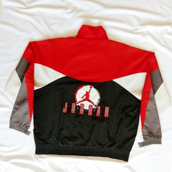 Nike Vintage Nike Air Jordan Windbreaker Swoosh Jacket 90s | Grailed