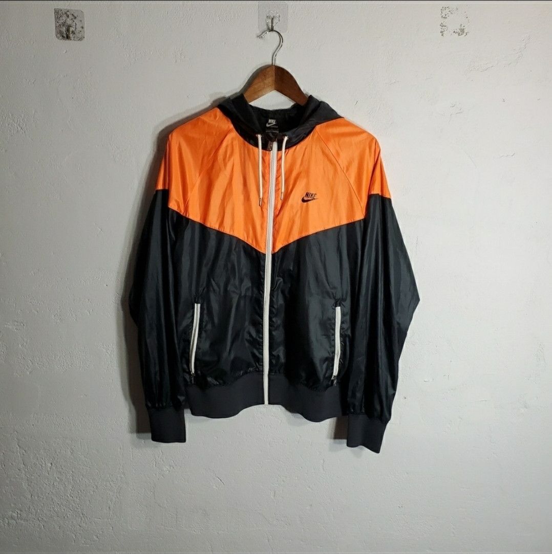 Nike Orange Windrunner Windbreaker Jacket Travis Fit style | Grailed