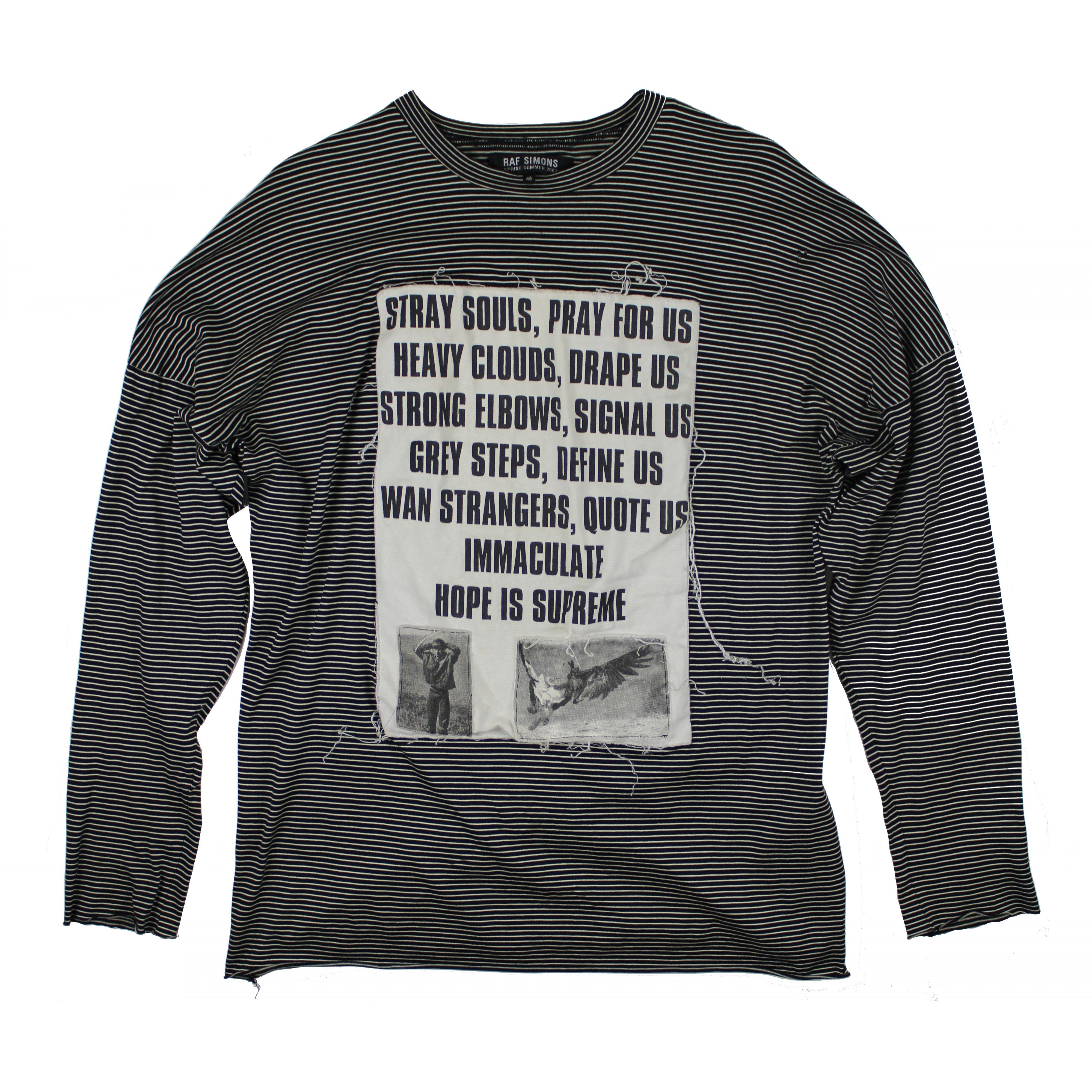 Raf Simons Raf Simons SS02 Stray Souls Longsleeve | Grailed