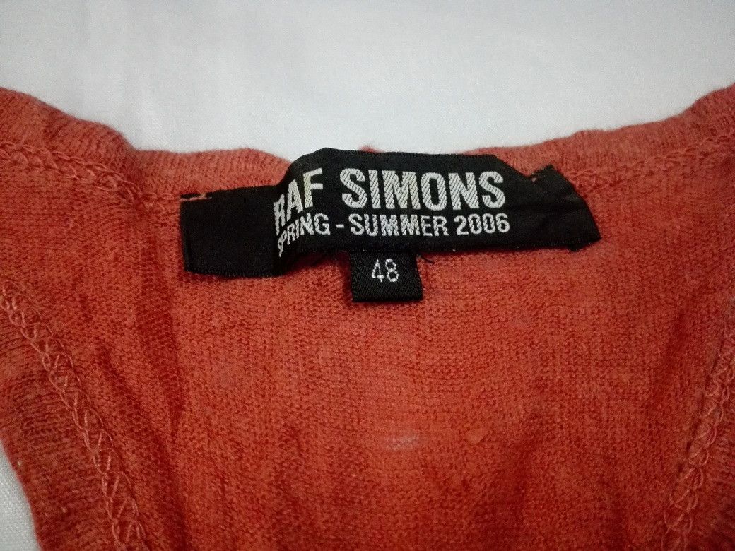 Raf by Raf Simons RARE RAF SIMONS SPRING/SUMMER 2006 REDDISH | Grailed