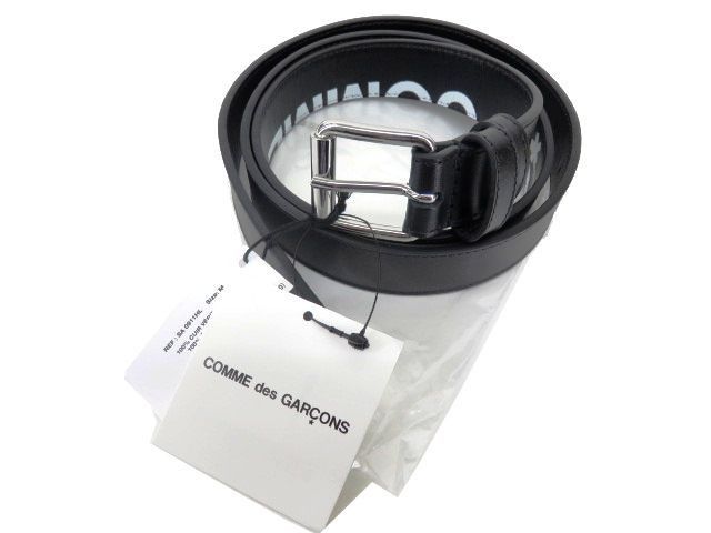 Comme des Garcons Belt Black Cdg Leather Huge Logo | Grailed