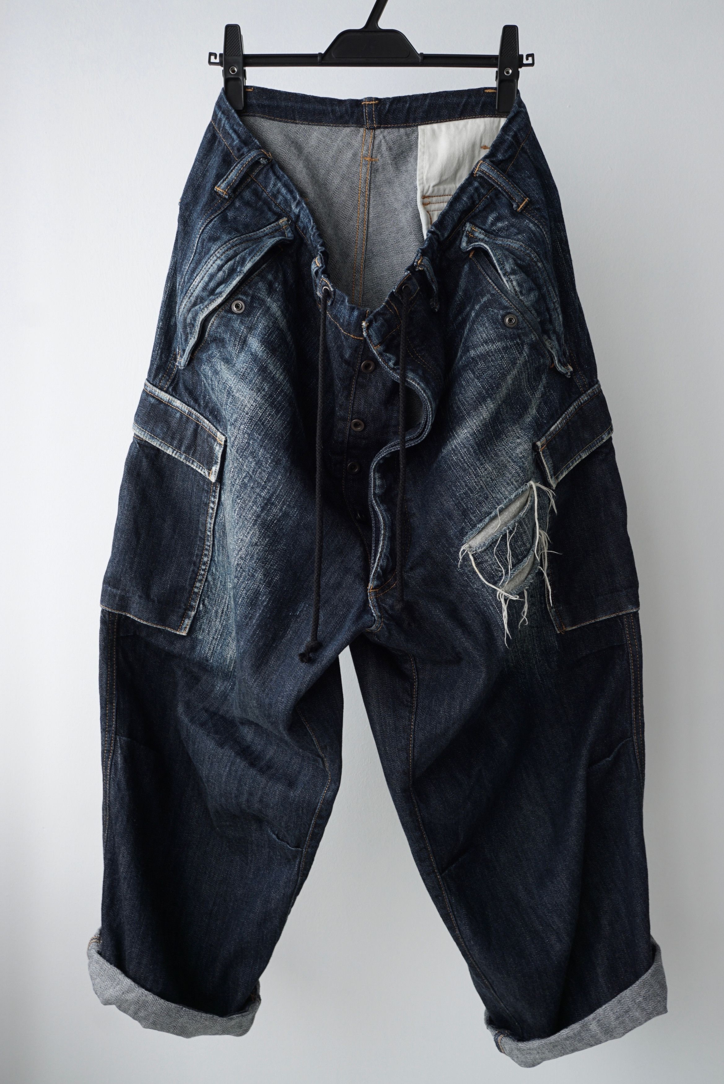 Yohji Yamamoto SS13 Denim Cargo | Grailed