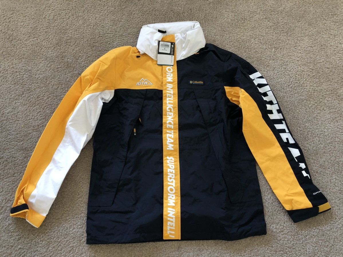 Columbia × Kith KITH x COLUMBIA Oso Rain Jacket Abyss Size Medium M ...