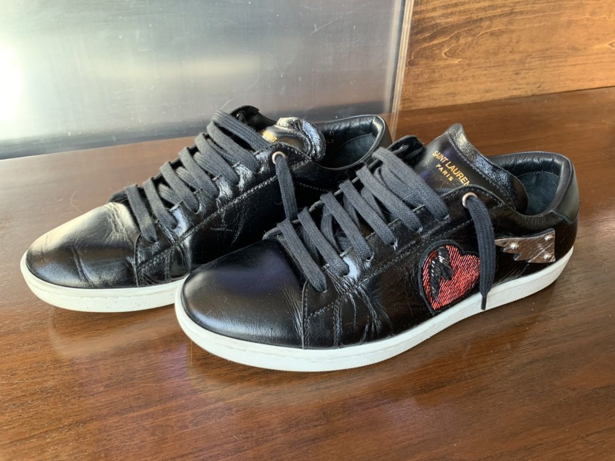 Saint Laurent Paris SLP Low Top Sneakers | Grailed