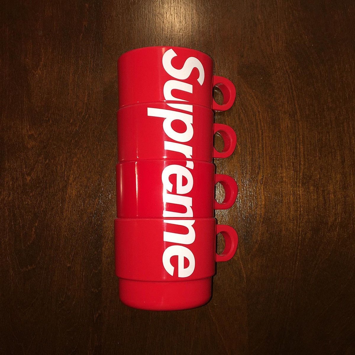 Supreme SS18 Supreme Stacking Cups Red | Grailed