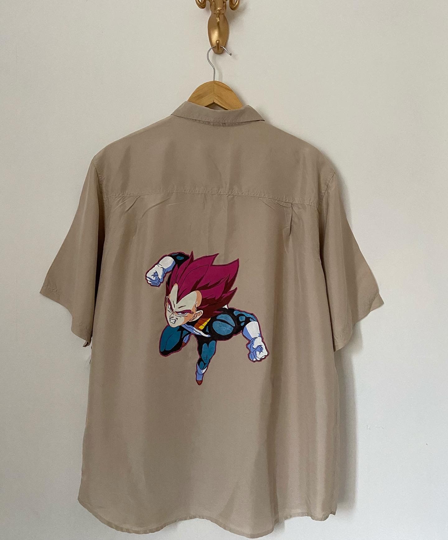 Custom 1/1 Custom Vegeta SSJ God (Dragonball Super) | Grailed