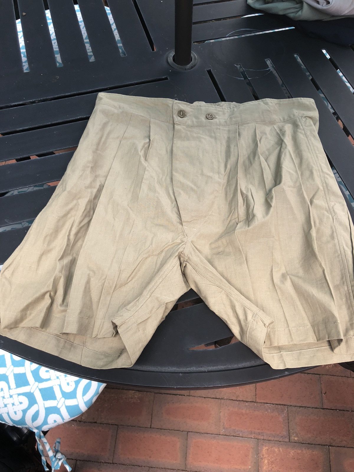 Military × Surplus × Vintage Vintage 1950s/60s French military shorts ...