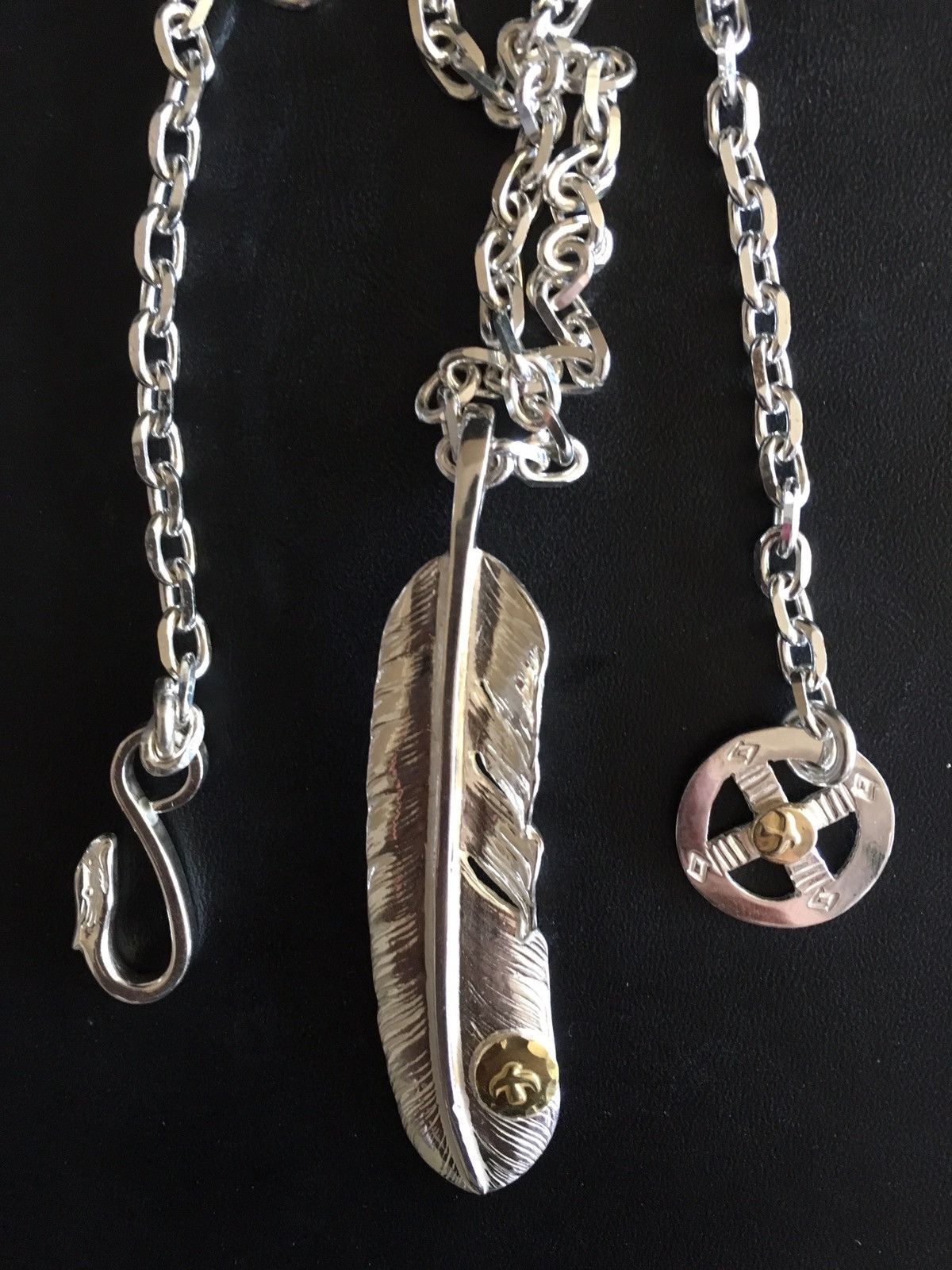 Goros Authentic Goros Gold Dot Feather XL | Grailed