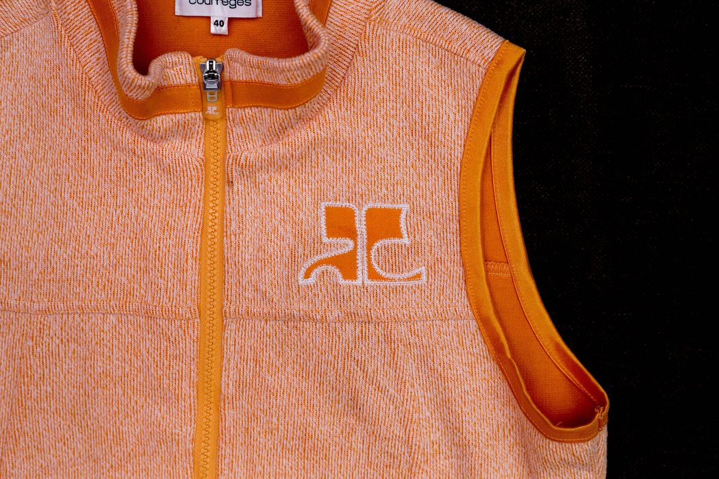 Courreges Andre Courreges Courreges Sport Futur Cargo Vest Orange | Grailed