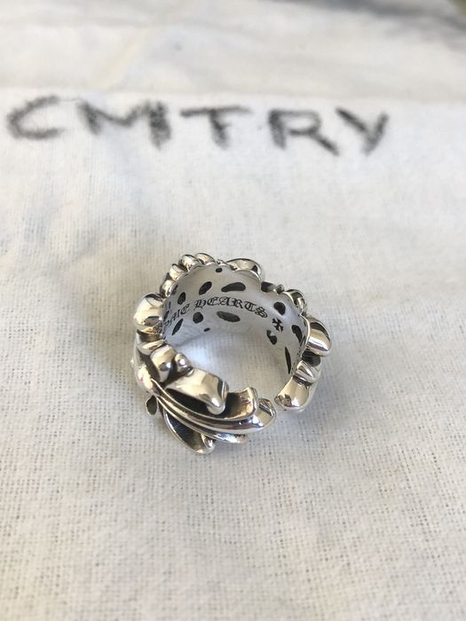 Chrome Hearts Chrome Hearts Double Floral Ring | Grailed