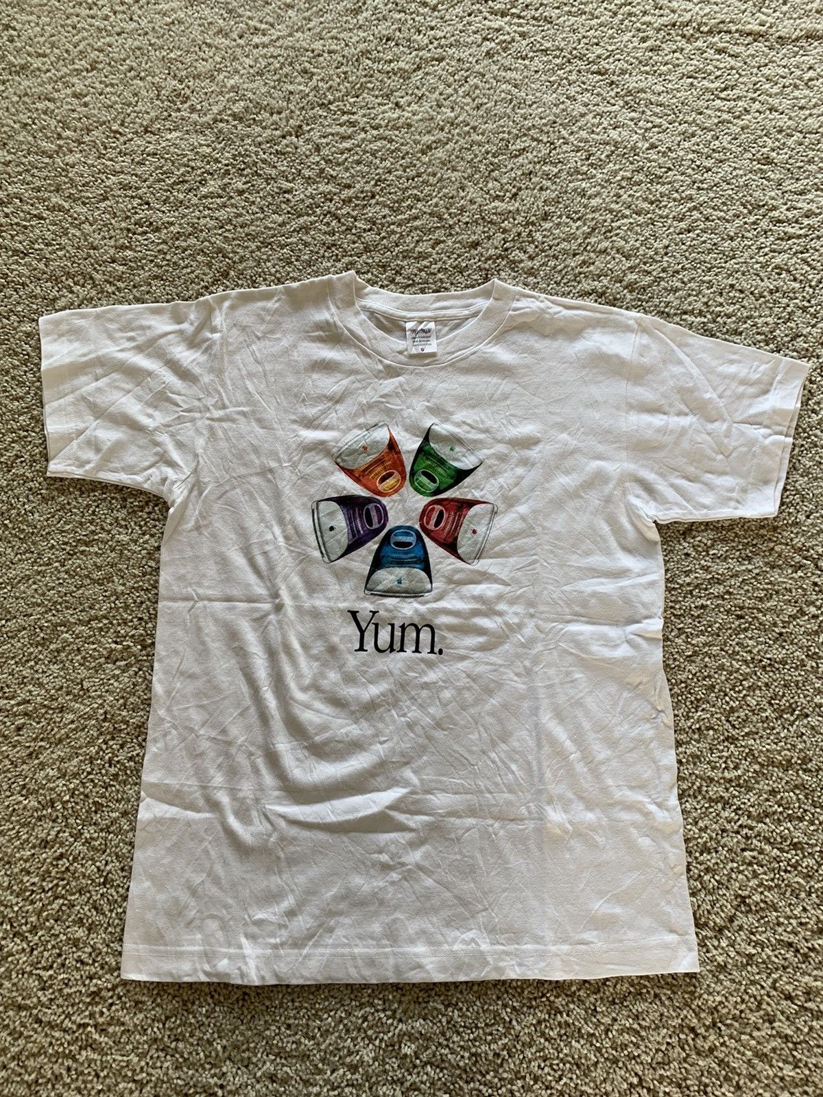 Vintage Vintage Apple Yum T Shirt White iMac G3 | Grailed