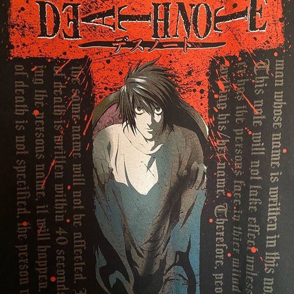 Vintage Vintage Y2K Death Note L T-Shirt | Grailed