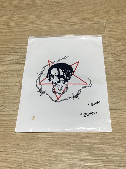 Asap Rocky ASAP Rocky AWGE (CUSTOM EVAE+) smiley pearl necklace | Grailed